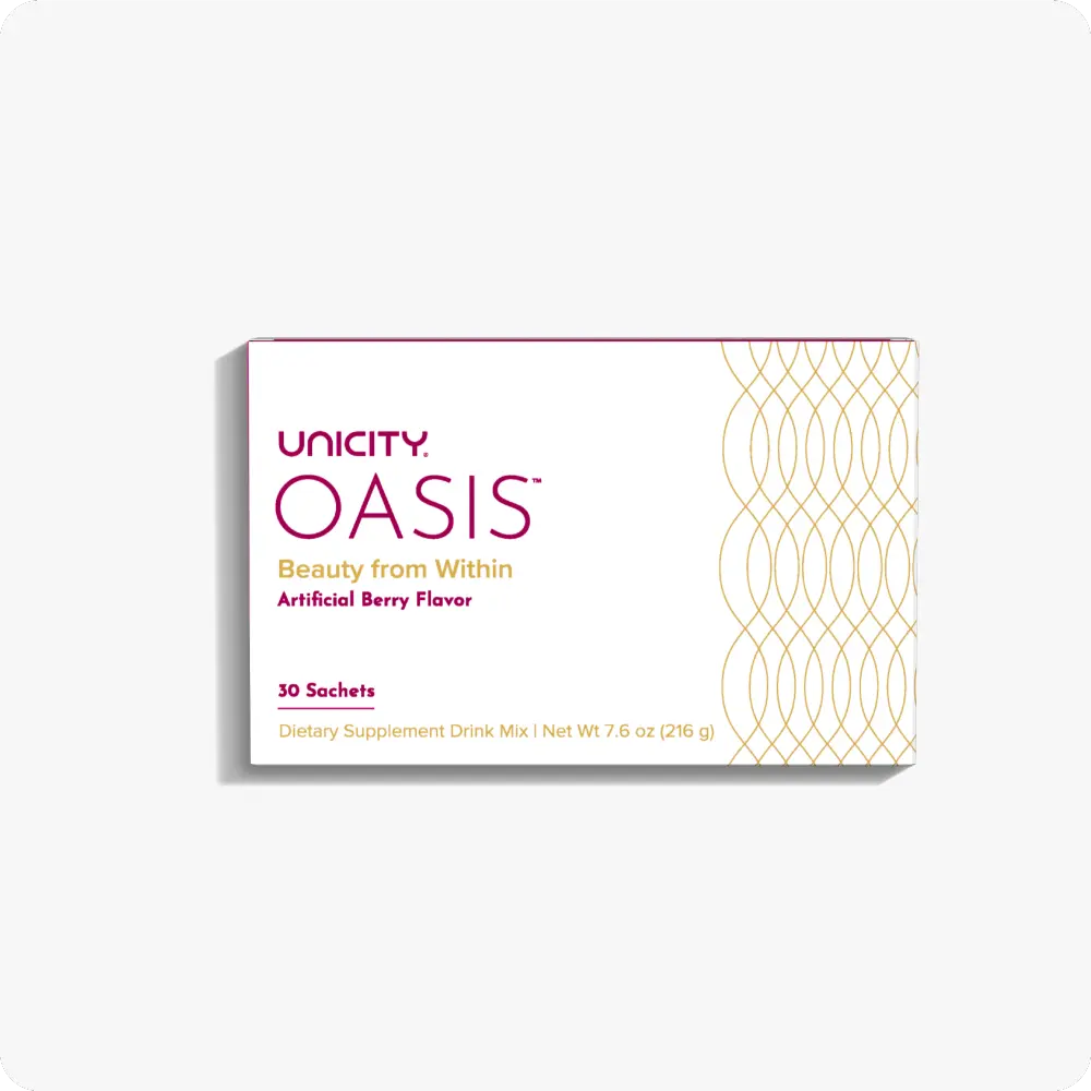Oasis de Unicity tiene las mejores vitaminas para la piel