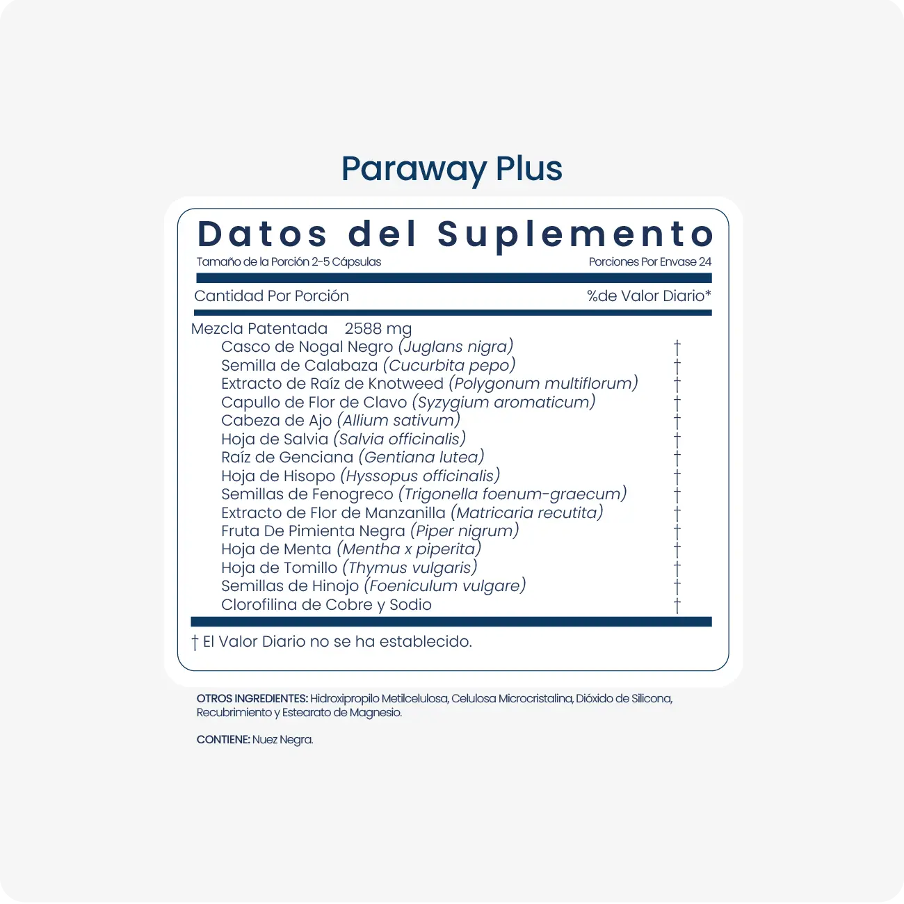Paraway Plus suplemento herbal para salud intestinal y limpieza del ...