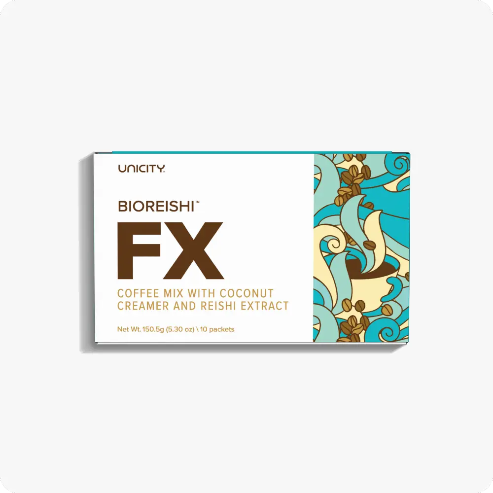BioReishi FX de Unicity - Paquetes de café instantáneo