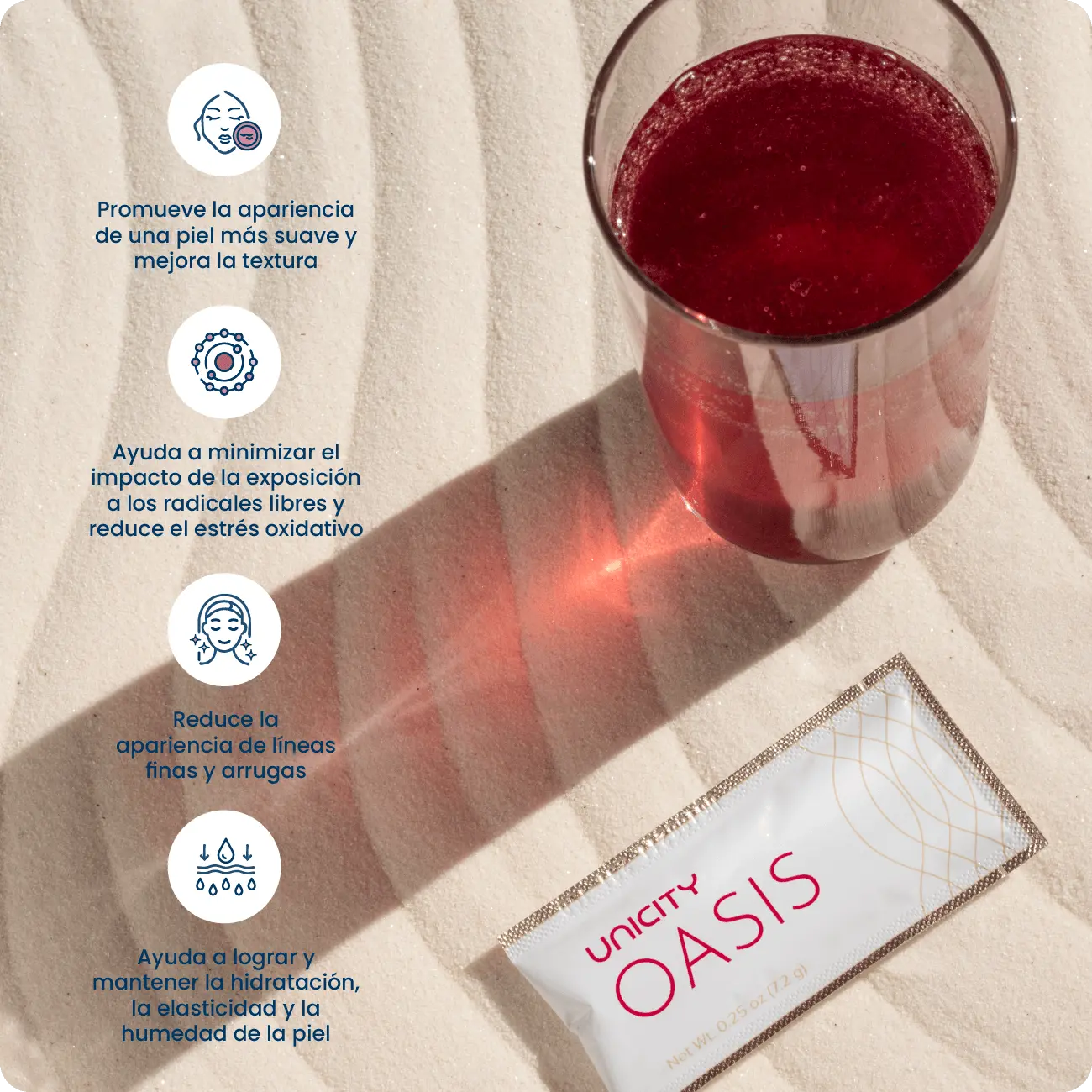 Beneficios de beber Oasis de Unicity