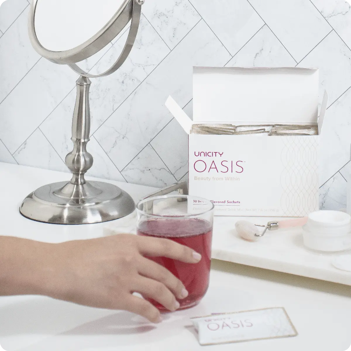 Utiliza las mejores vitaminas para la piel con Oasis | Unicity
