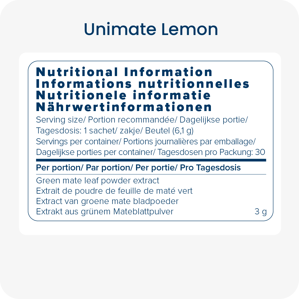 Unimate Booster Pack | Energizing Yerba Mate Drink for Natural Energy ...
