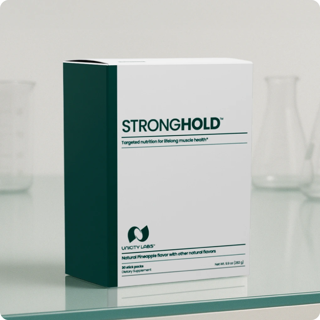 STRONGHOLD Muscle Support – Build Lean Muscle and Strength | Unicity