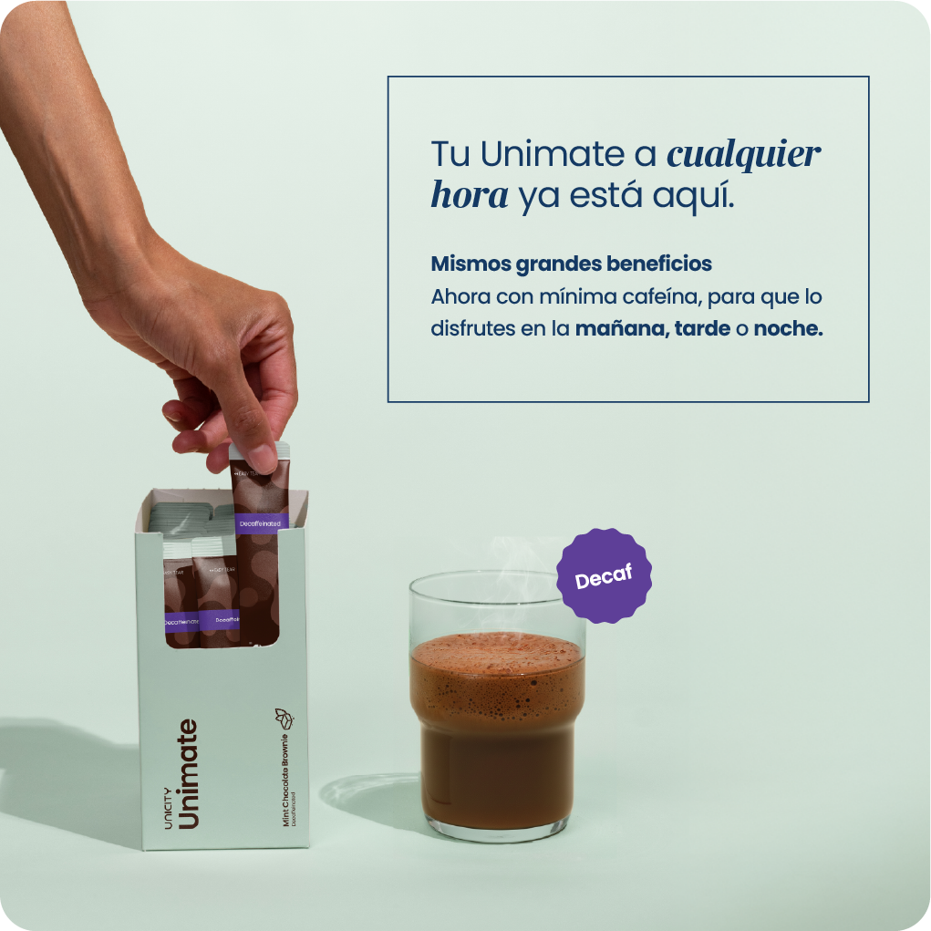 Unimate Decaf bebida de yerba mate para enfoque, ánimo y energía suave ...