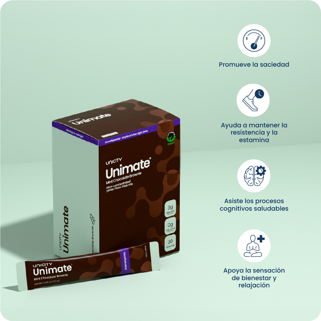 Unimate Decaf bebida de yerba mate para enfoque, ánimo y energía suave ...