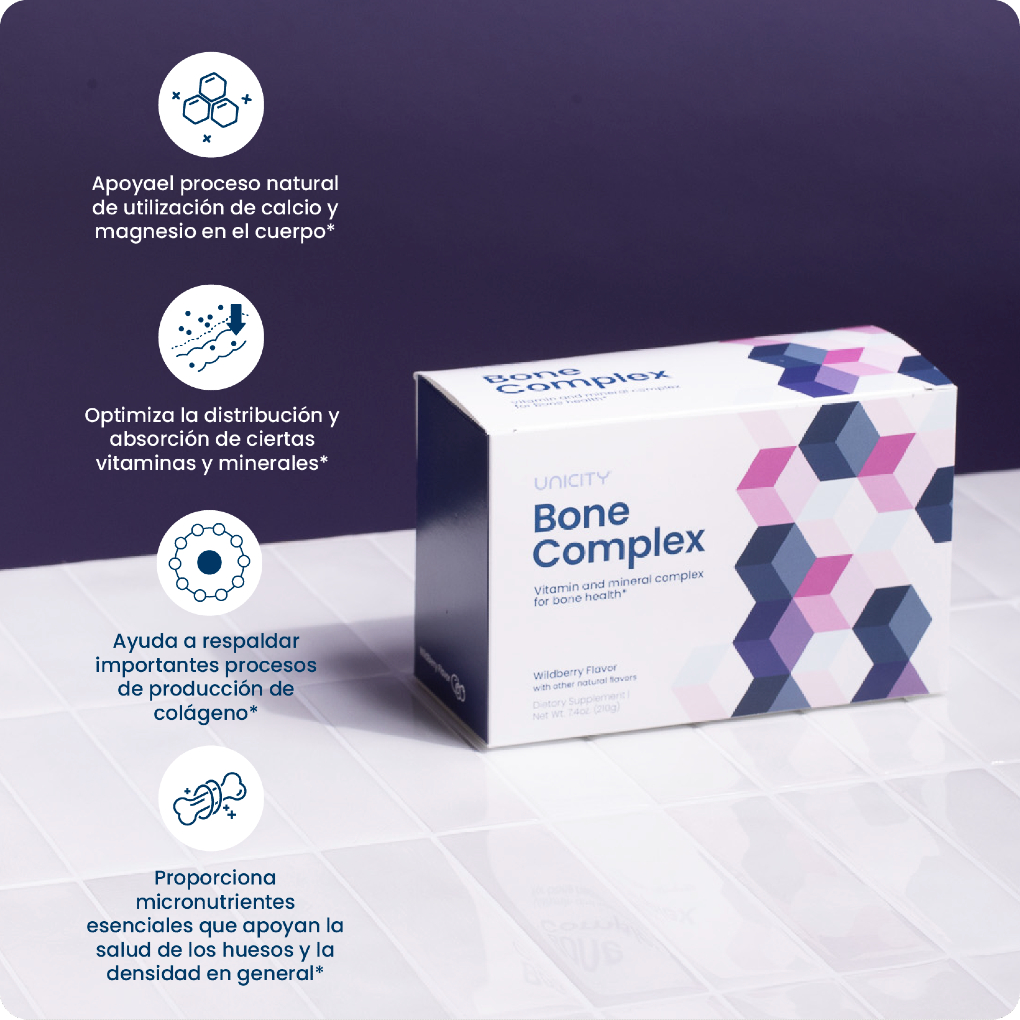 Beneficios de tomar Bone Complex de Unicity