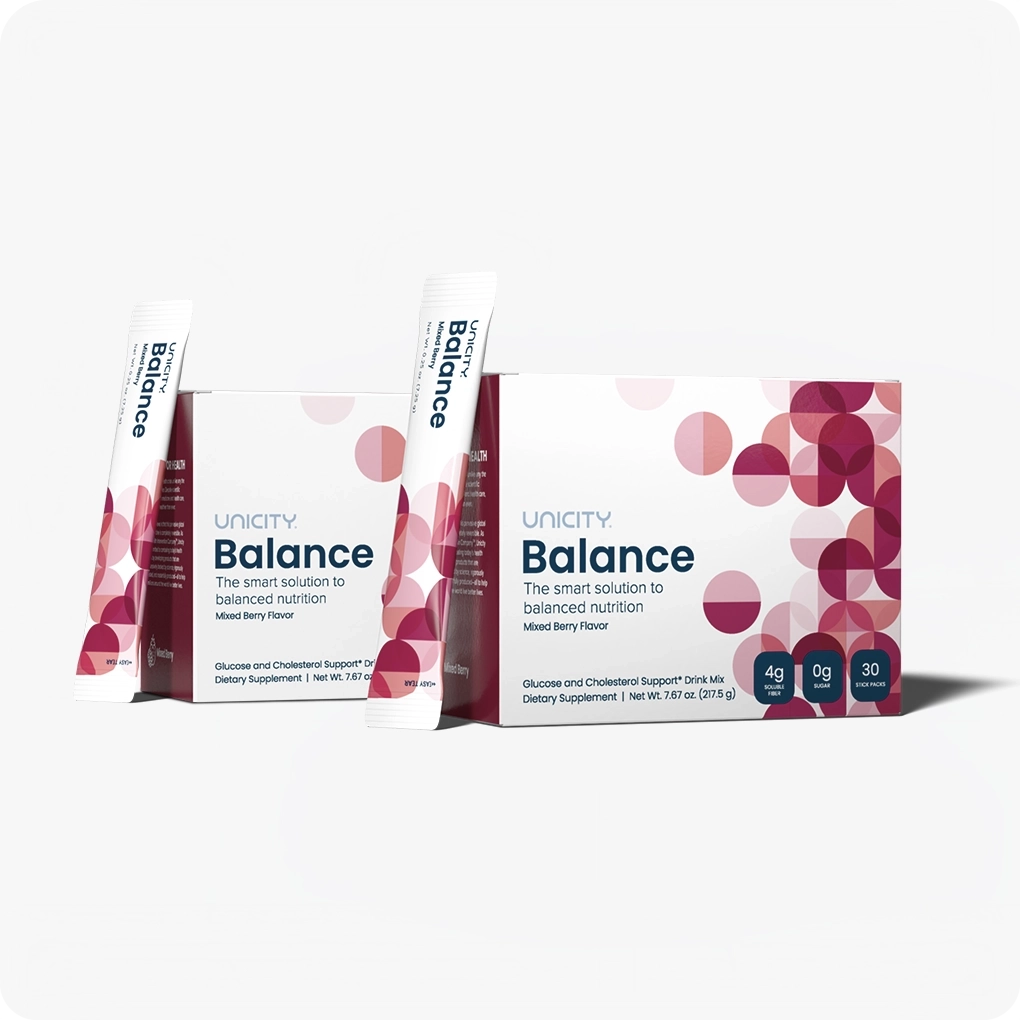 Balance Booster Pack with two Balance Mixed Berry boxes, each with a ...