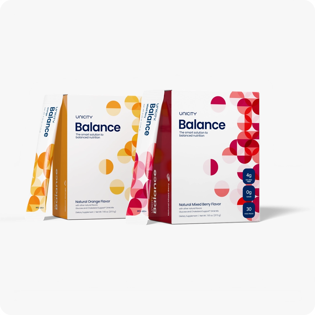 Balance Booster Pack – 2 Boxes of Fiber Matrix Drink | Unicity