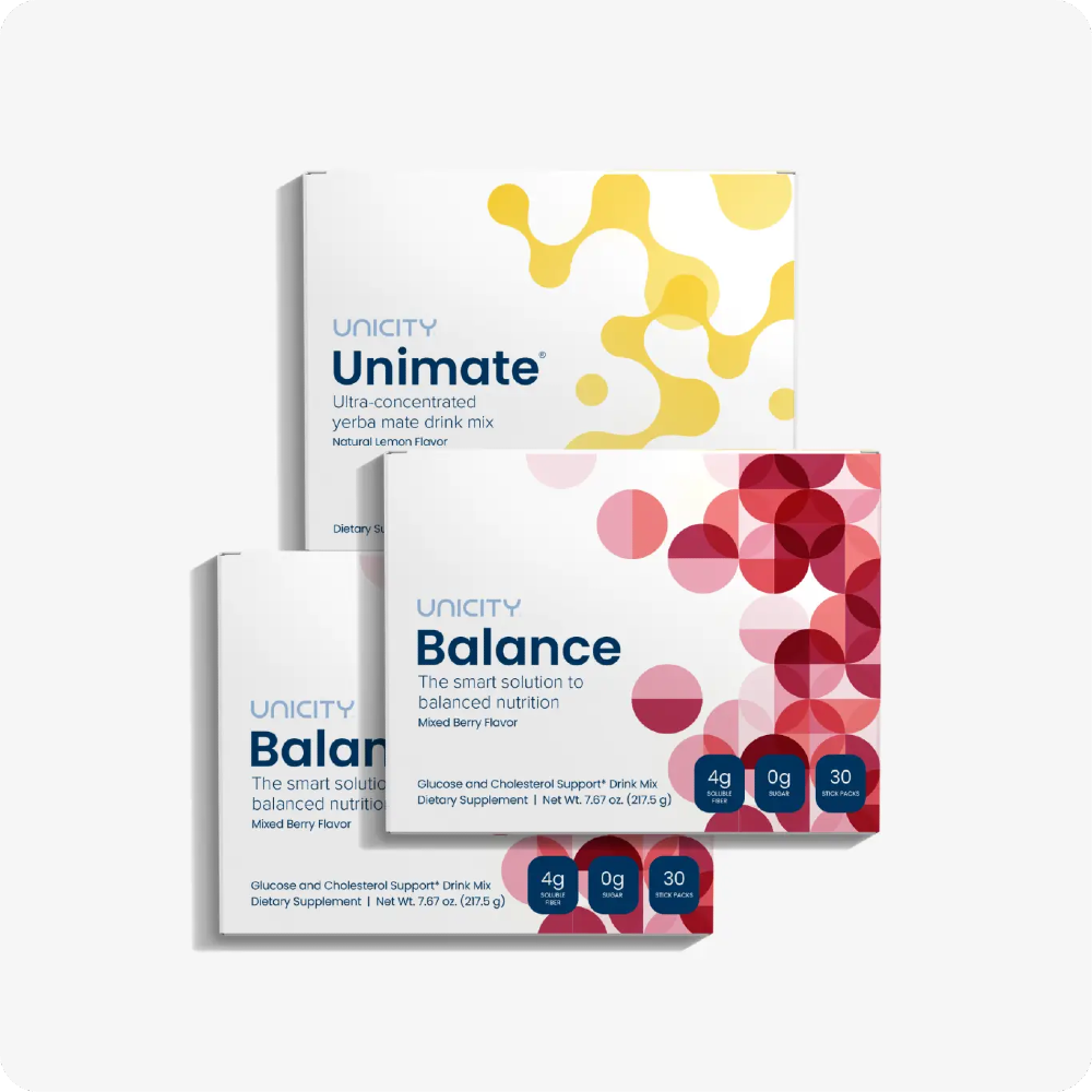 Feel Great Balance+ pack: Natural Lemon Unimate + Mixed Berry Balance