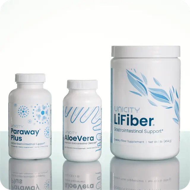 Paraway Plus + Aloe Vera + LiFiber de Unicity